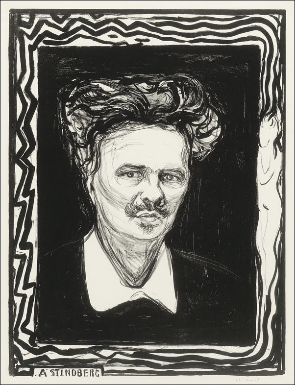 August Strindberg (1896), Edvard Munch - plakat 21 / AAALOE - Inna ...