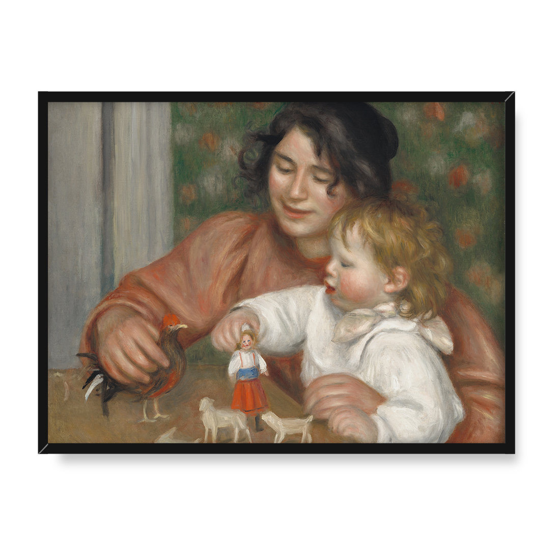 Auguste Renoir Dziecko z zabawkami Gabrielle i syn artysty Jean 40×30 ...