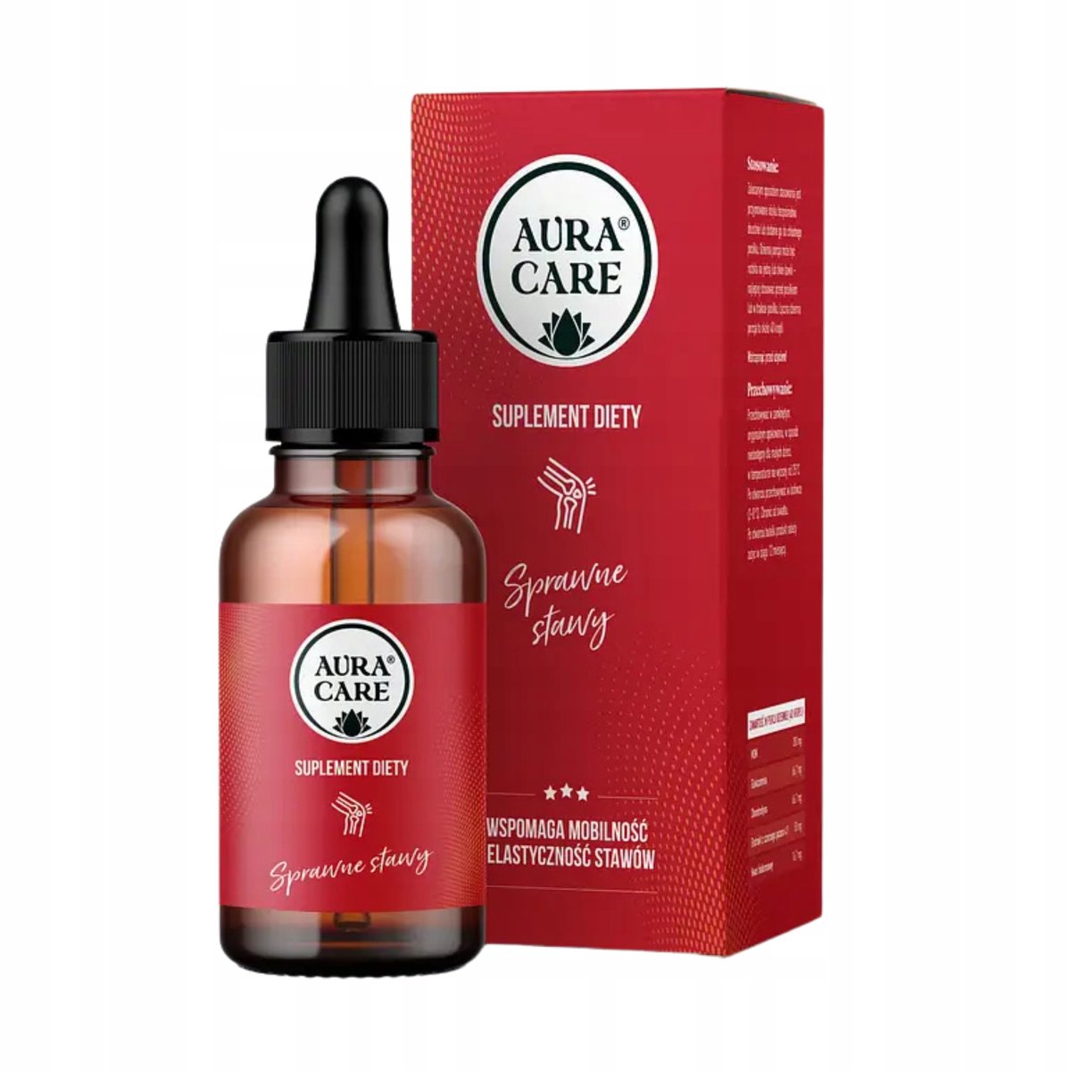 Aura Care SPRAWNE STAWY 50 ML KOLAGEN KROPLE ZDROWE STAWY I KOŚCI | Sklep EMPIK.COM