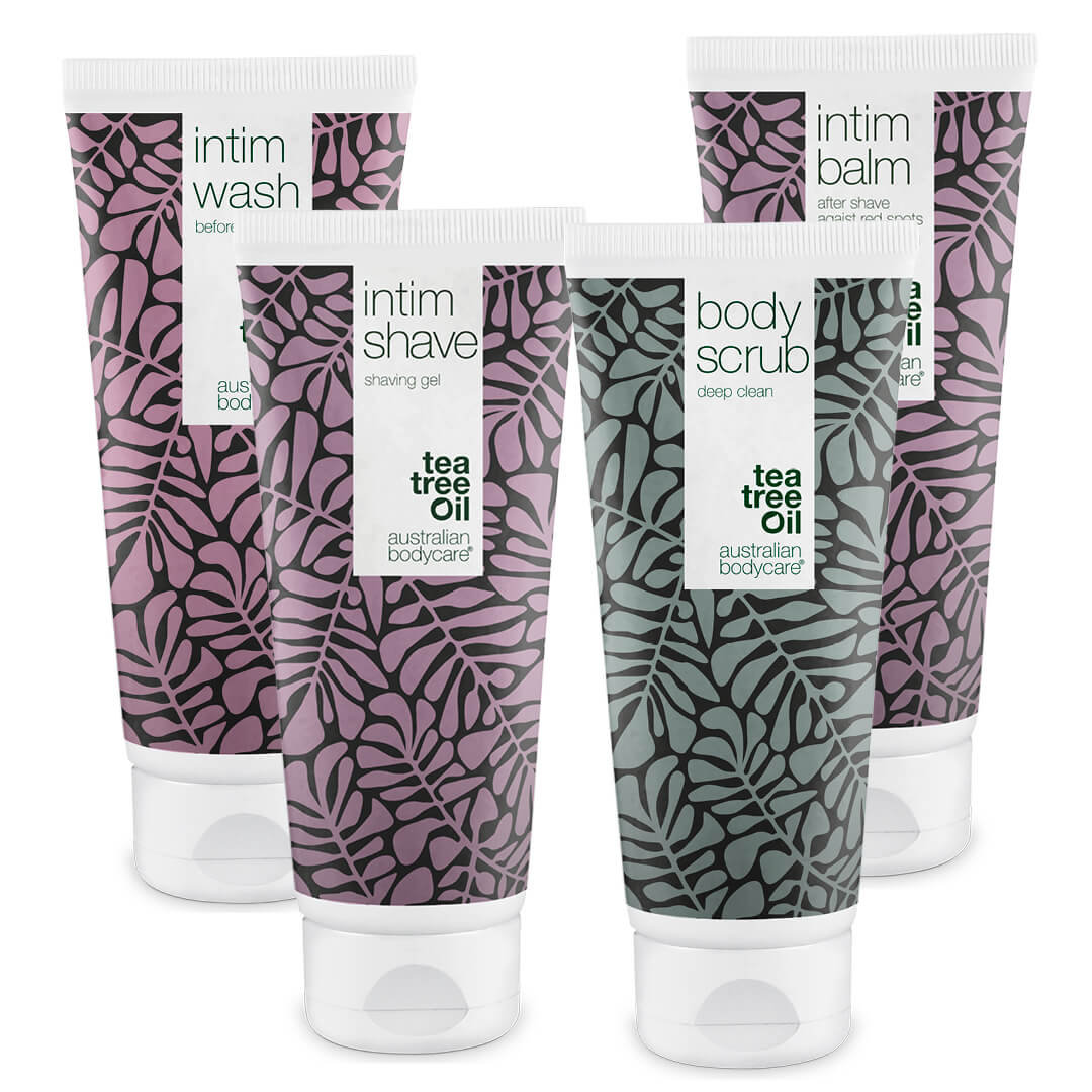 Australian Bodycare, Komplet 4 produktów do golenia intymnego, 4 szt ...