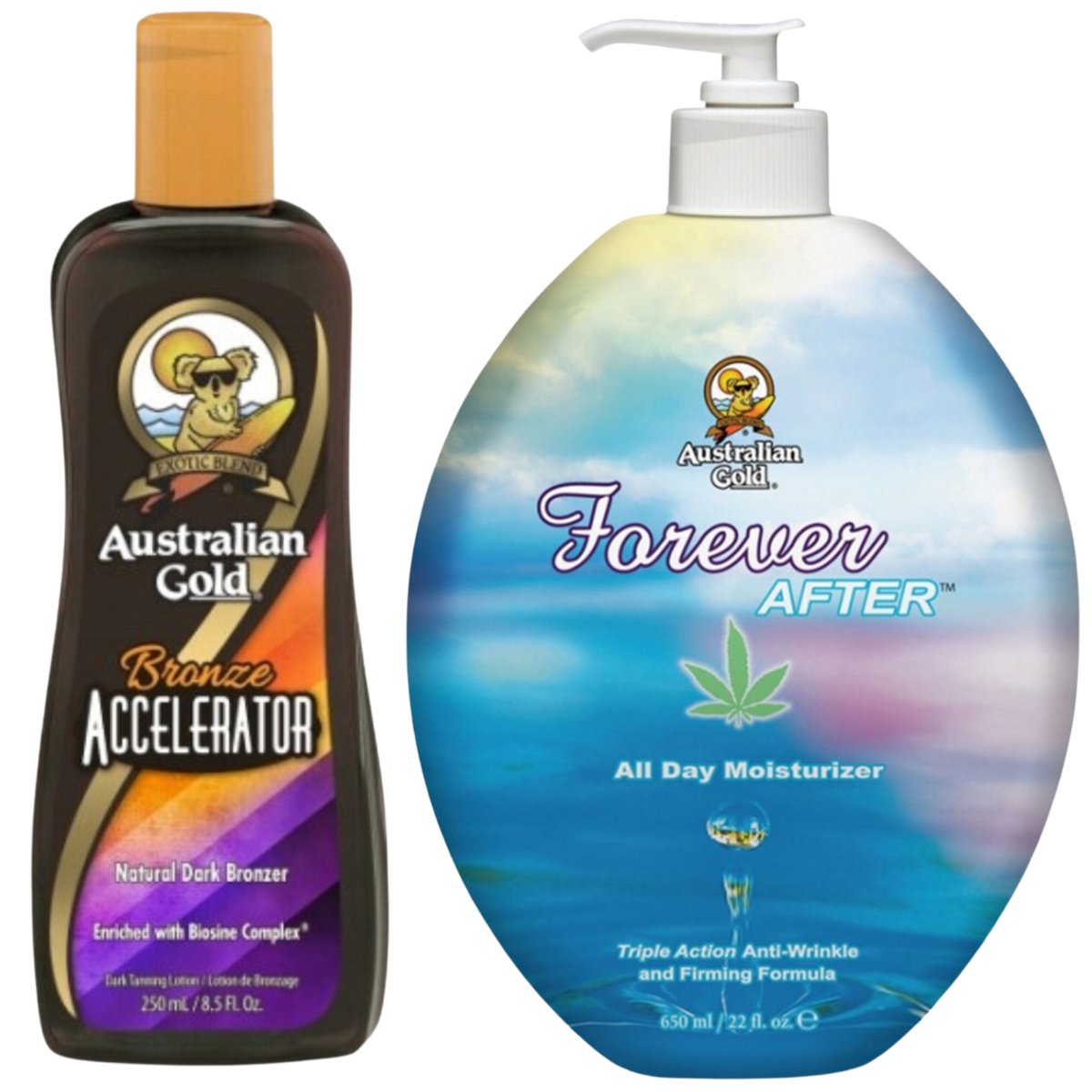 Australian Gold, Accelerator Extreme + Forever After Po Opalaniu ...