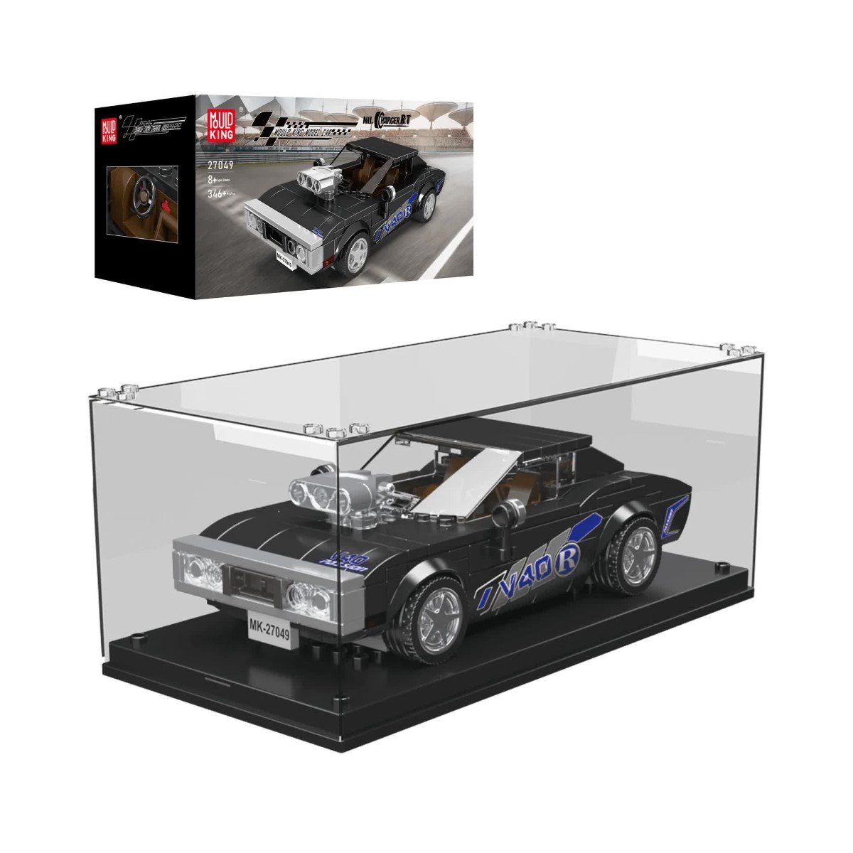 Auto Dodge Charger RT + box - Klocki MOULD KING 346el. TECHNIC - Mould ...