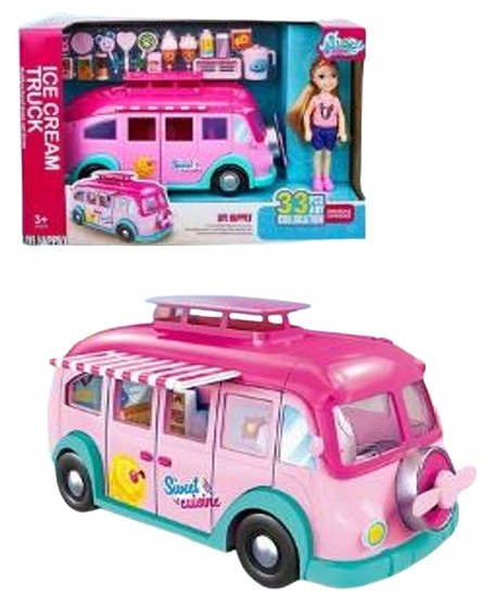 Auto Kamper Z Śmigłem Oraz Akcesoriami W Kolorze Różowym Dla Dzieci ...