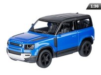 Auto Model 1:36, Kinsmart, Land Rover Defender, niebieski - Carmotion ...
