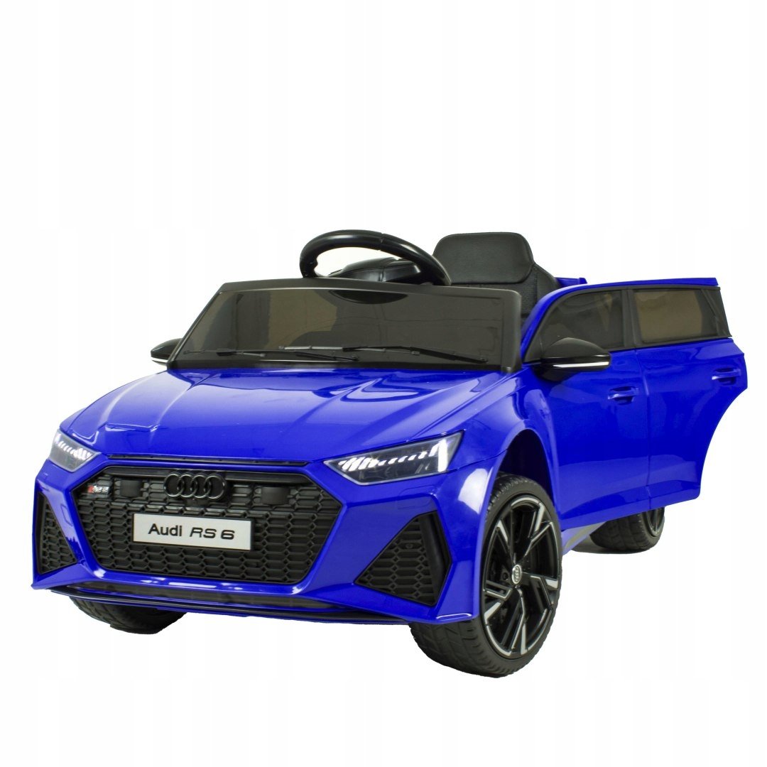 Auto na Akumulator Audi RS-6 4x4 EVA Skóra CAR-M-12-NIEBIESKI - Inna ...