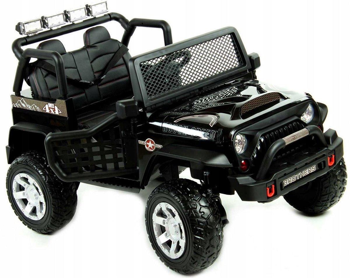 Auto na akumulator dla dzieci 4x4 skóra EVA pilot - Szomik | Sklep EMPIK.COM