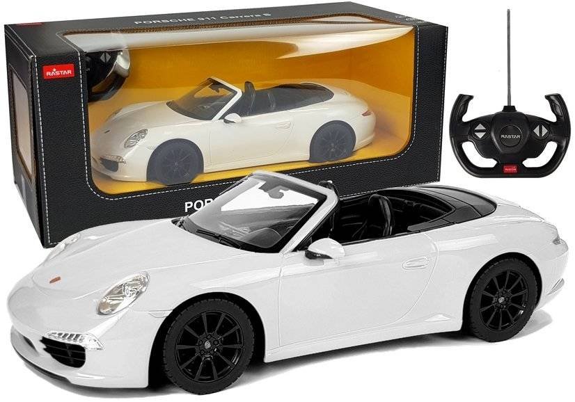 Auto R/C Porsche 911 Carrera S Rastar 1:12 Białe - Rastar | Sklep EMPIK.COM