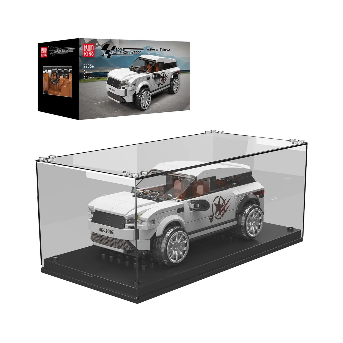 Auto Range Rover Evoque SUV + box - Klocki MOULD KING 402el. TECHNIC ...