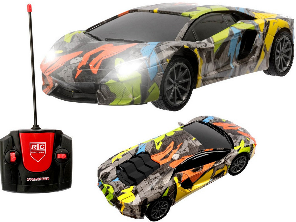 AUTO SAMOCHÓD ZDALNIE STEROWANY RC ŚWIATŁA LED - Qulki | Sklep EMPIK.COM
