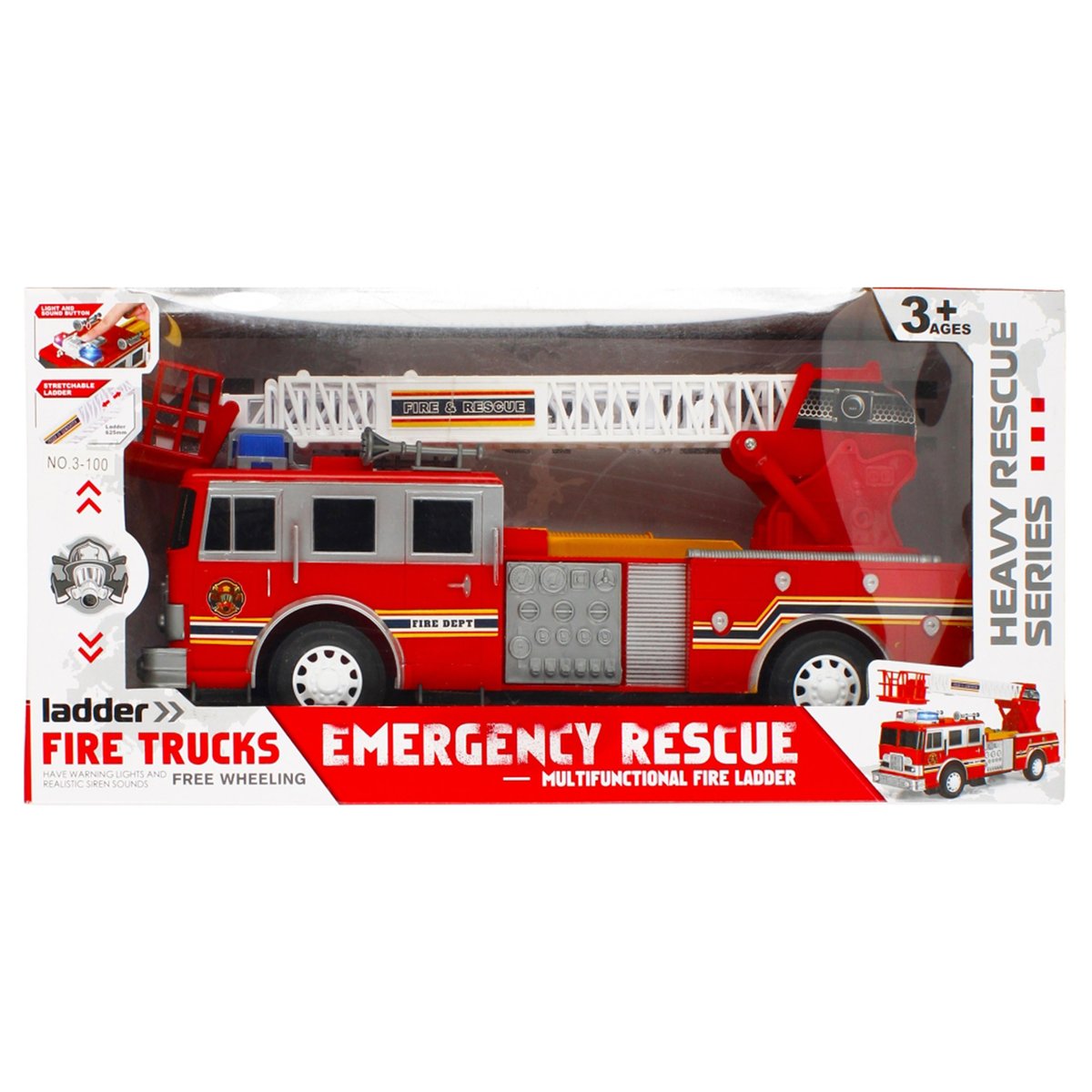 Auto Straż Pożarna, Wóz Strażacki 3+ Mega Creative - Mega Creative ...