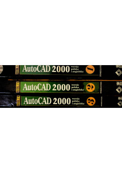 AutoCAD 2000 wersja polska i angielska Biblia Tom 1 do 3 - | Książka w ...