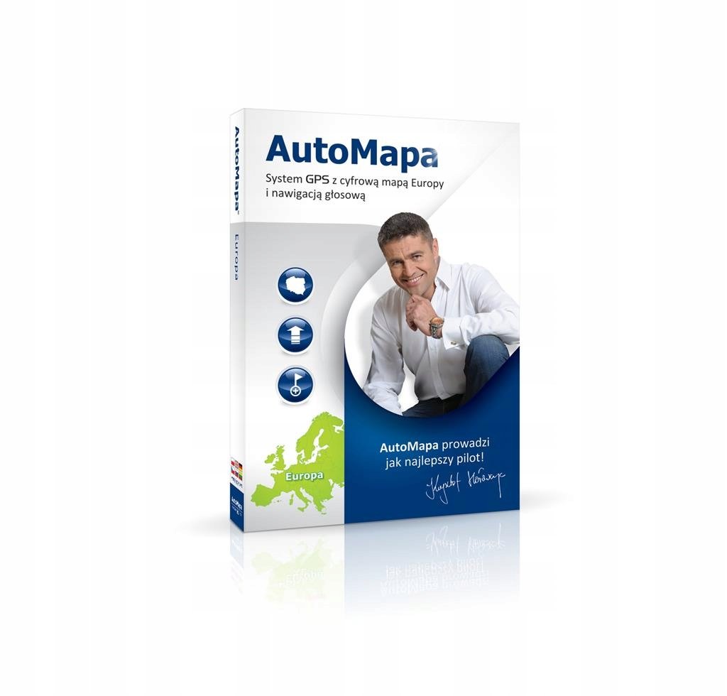 AUTOMAPA Europa + Karta 16GB Oryginał Licencja - Inna marka ...