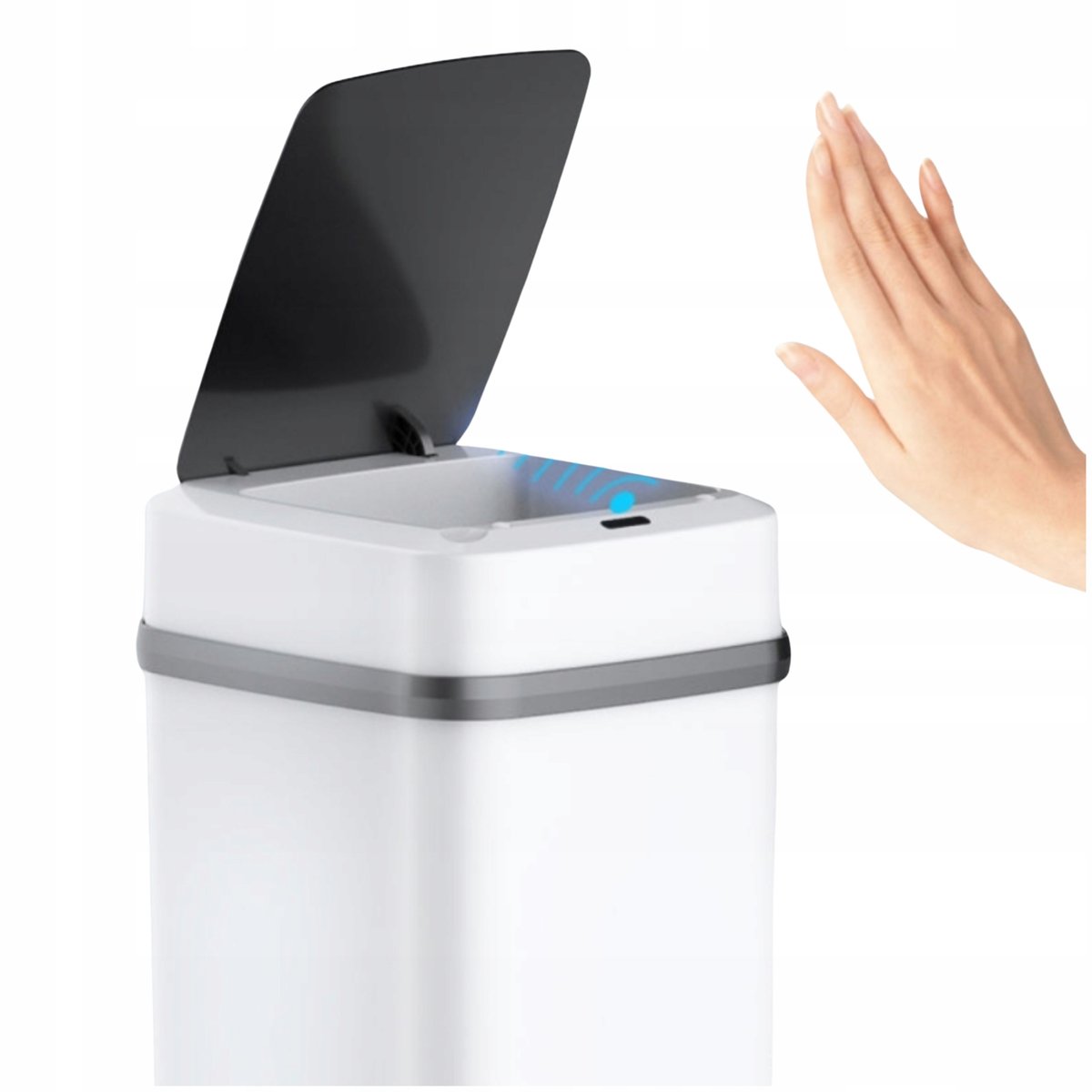 AUTOMATYCZNY INTELIGENTNY KOSZ NA ŚMIECI DOTYKOWY Z POKRYWĄ INDUKCYJNY ...