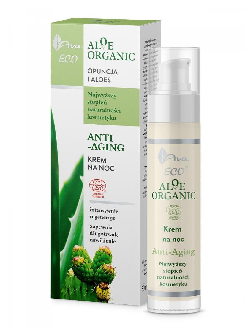 AVA, Eco Aloe Organic, krem odmładzający na noc, 50 ml | Sklep EMPIK.COM
