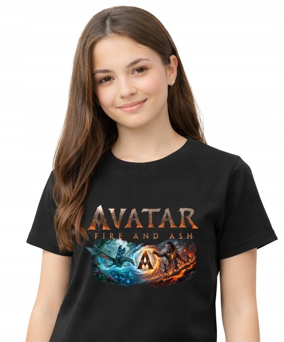AVATAR OGIEŃ I POPIÓŁ EXTRA FILMOWA KOSZULKA T-SHIRT CZARNY PREMIUM L ...