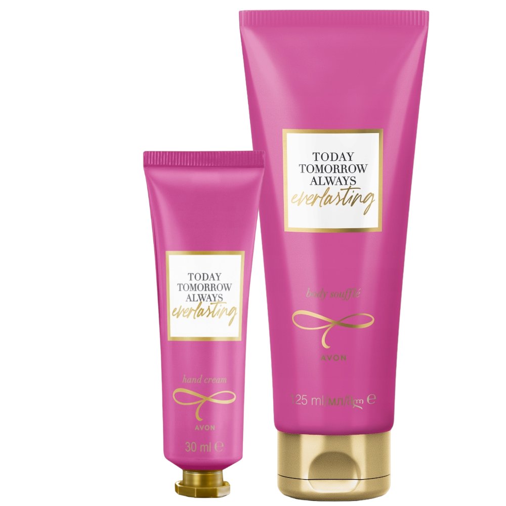 AVON TTA EVERLASTING ZESTAW MUS DO CIAŁA 125ML + KREM DO RĄK 30ML ...