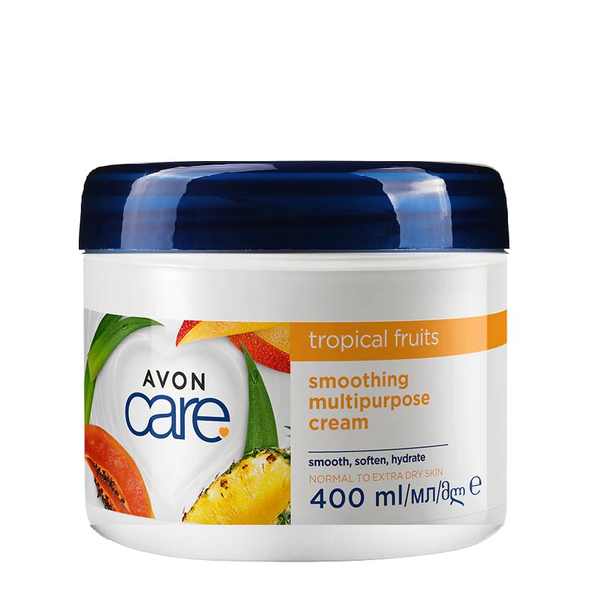AVON Wygładzający krem do twarzy, rąk i ciała Tropikalne Owoce 400 ml ...