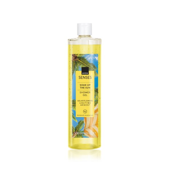 AVON ŻEL POD PRYSZNIC 500 ML SOAK UP THE SUN SŁONECZNE KWIATY MORSKA ...