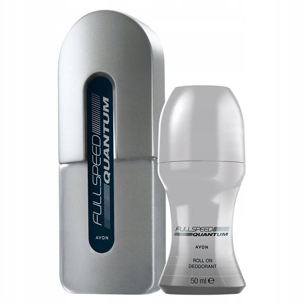AVON Zestaw Full Speed Quantum Woda toaletowa 75 ml + kulka 50 ml ...