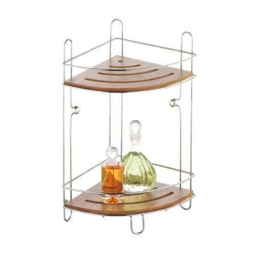 Axentia 282093 Bonja Półka narożna 2 poziomy 19,5 x 19,5 x 36,5 cm ...