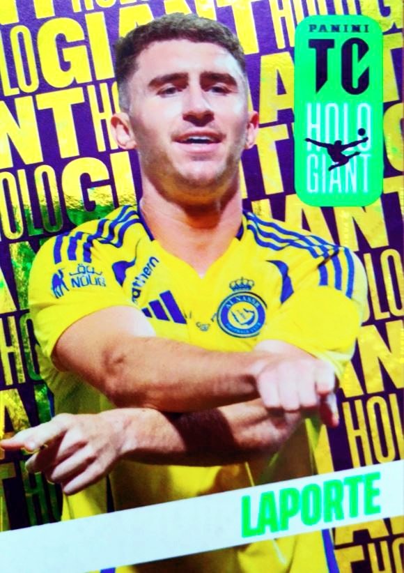 Aymeric LAPORTE - HOLO GIANT PANINI TOP CLASS 2025 Limited Giants AL ...