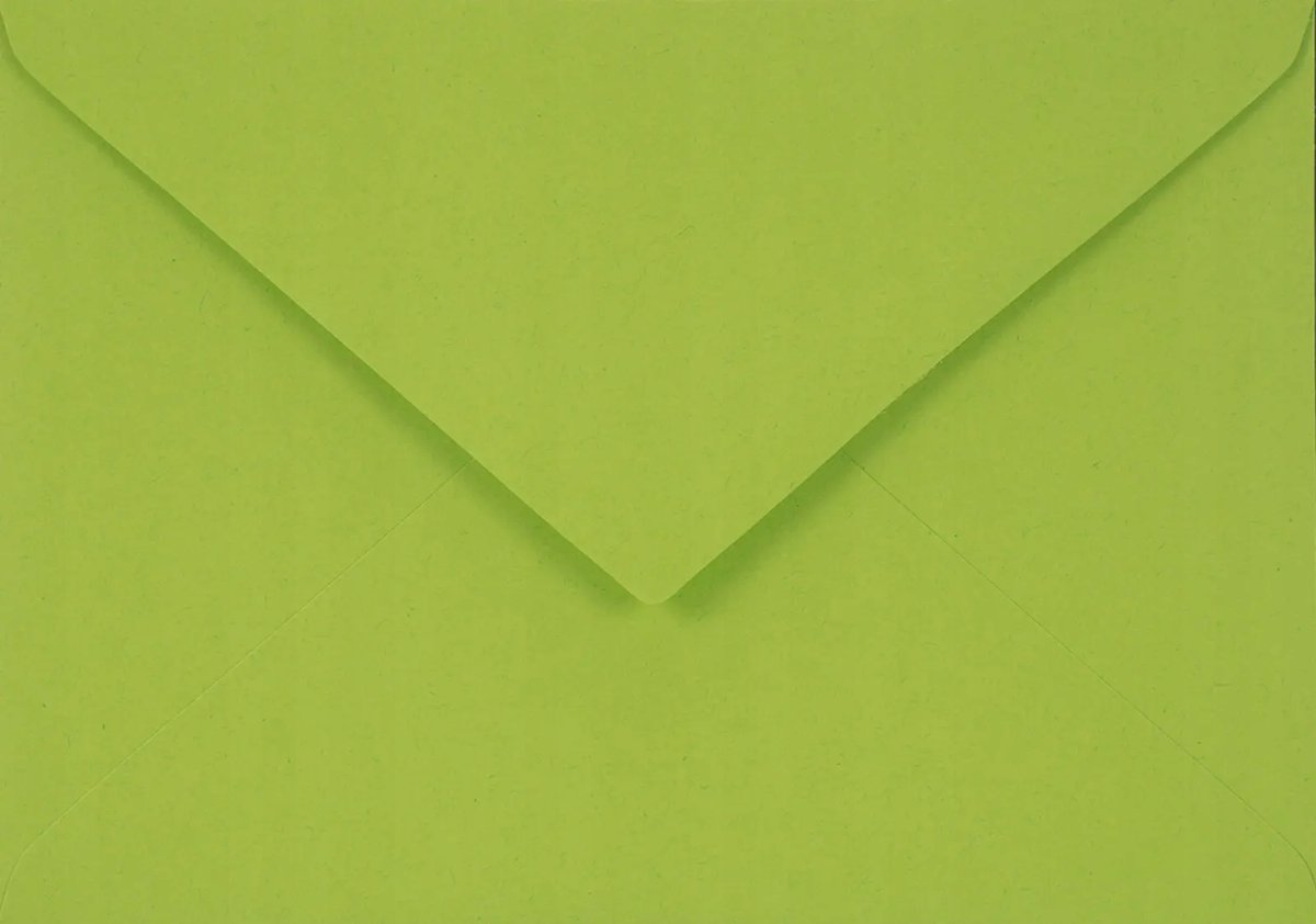 [ B. 1.3 ] Koperty C6 Sirio Col. Lime j. zielone - 25szt. / al ...
