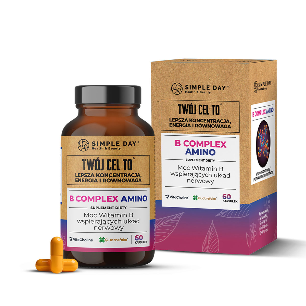 B COMPLEX AMINO - 60 kapsułek | Sklep EMPIK.COM