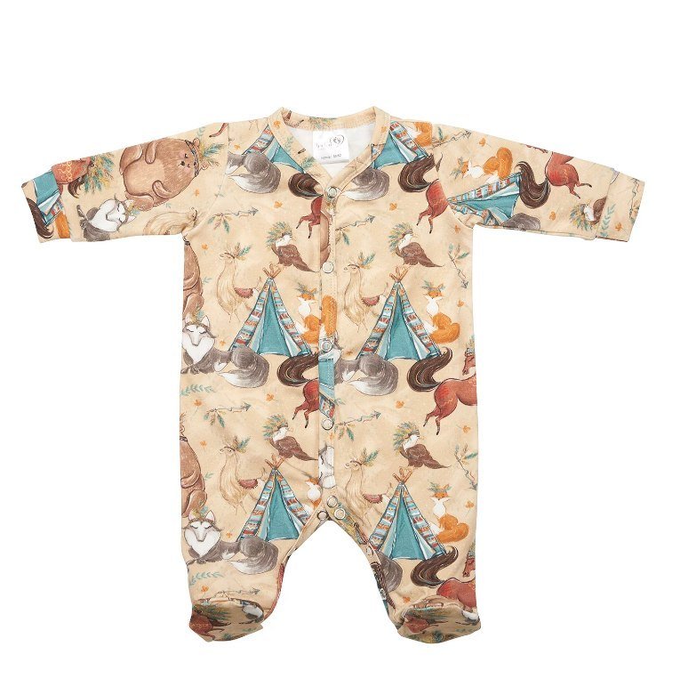 Baby 01393 Pajac Niemowlęcy Dł Rękaw Boho Boy 56/62 - Baby in World ...