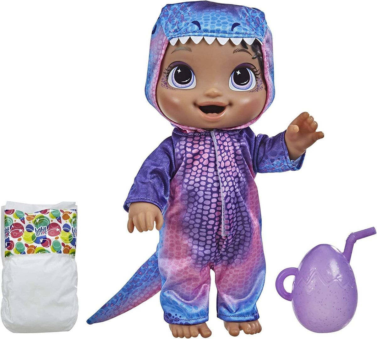 Baby Alive Dino Cuties Lalka, Tyranozaur, Akcesoria dla lalek, Napoje ...