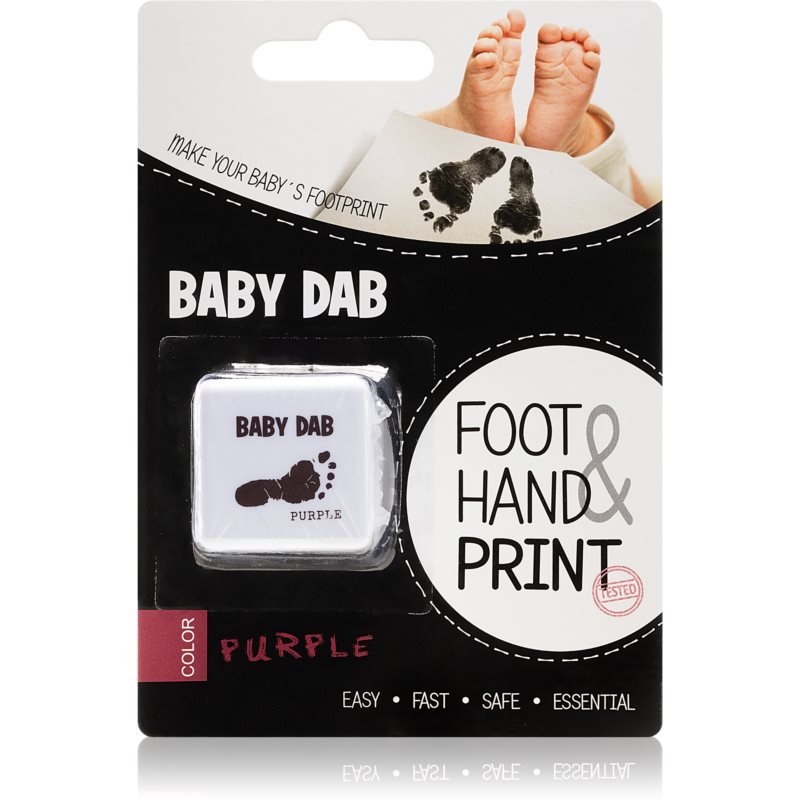 Baby Dab Foot & Hand Print Purple farba do odcisków dłoni | Sklep EMPIK.COM