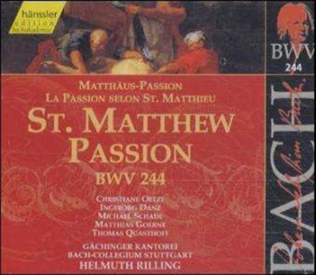 Bach: St Matthew Passion Rillin - Schade Michael | Muzyka Sklep EMPIK.COM