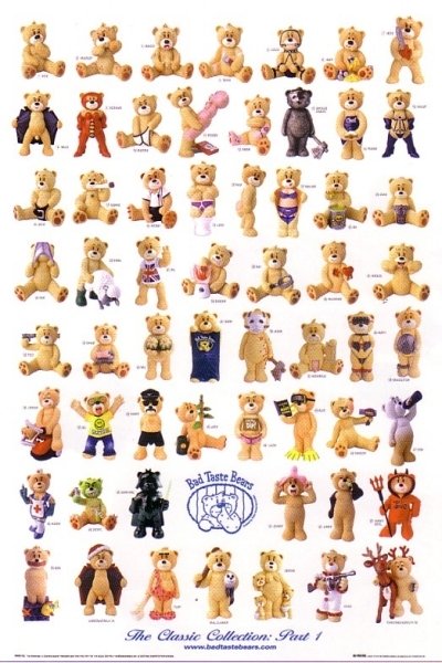 BAD TASTE BEARS plakat 61x91cm - GB eye | Sklep EMPIK.COM