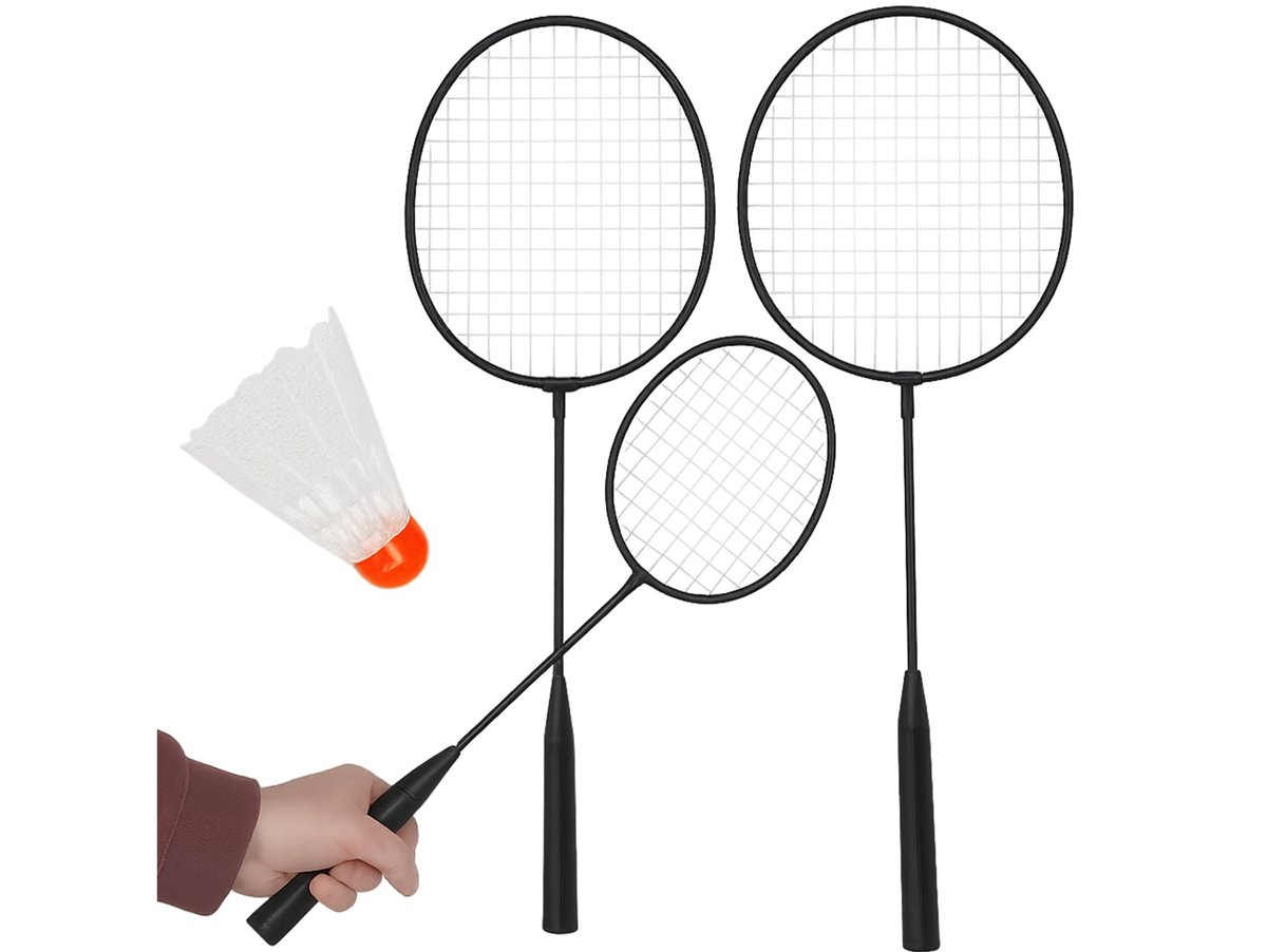 Badminton Zestaw Do Gry W Badmintona Poręczny Duże Rakietki Paletki ...
