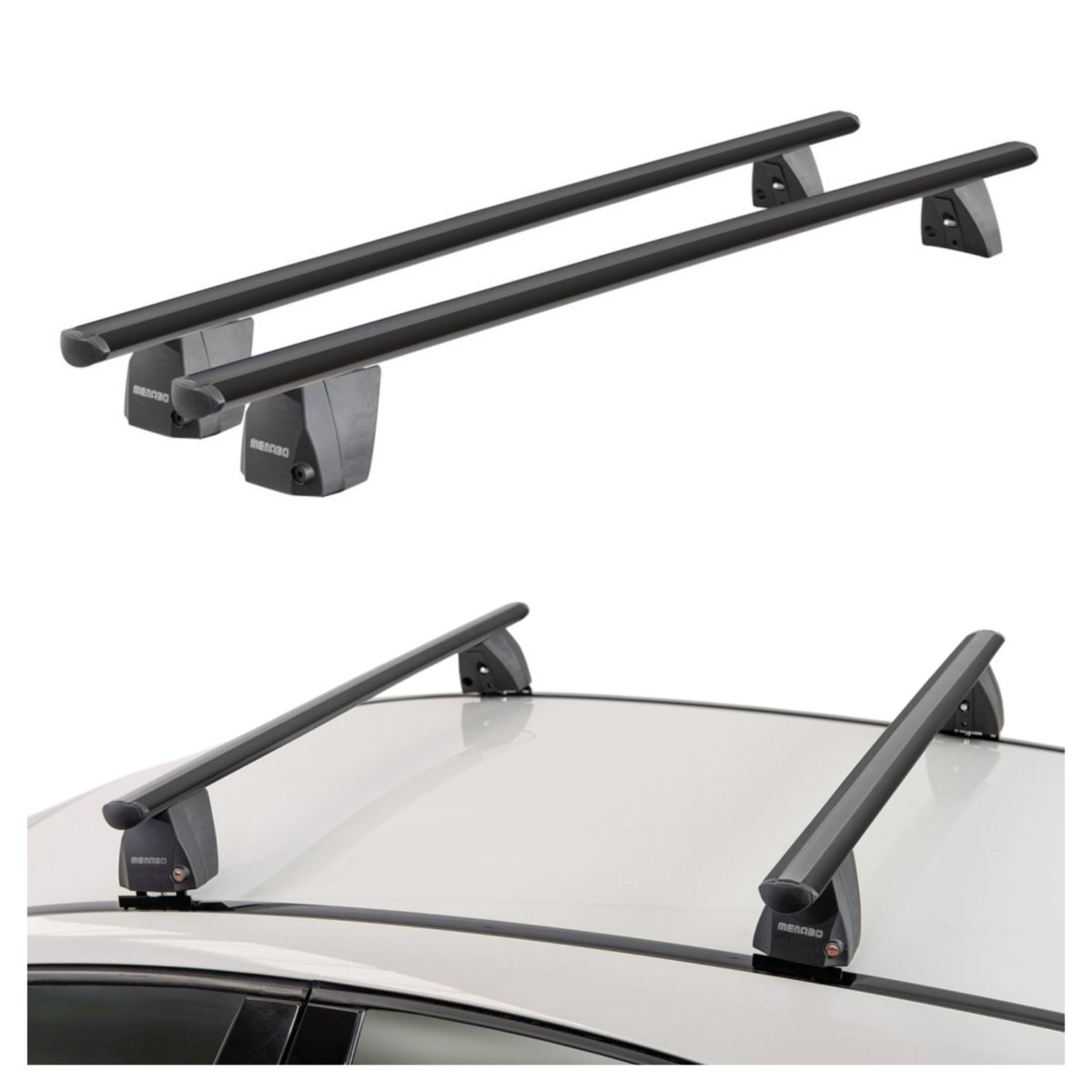Bagażnik dachowy menabo Delta black Toyota ProAce City / City Verso ...