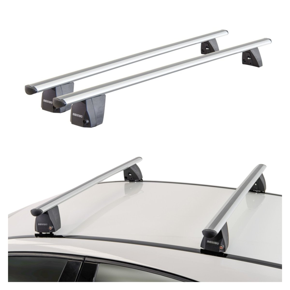 Bagażnik dachowy menabo Delta silver Citroen Berlingo rok od 2018 ...