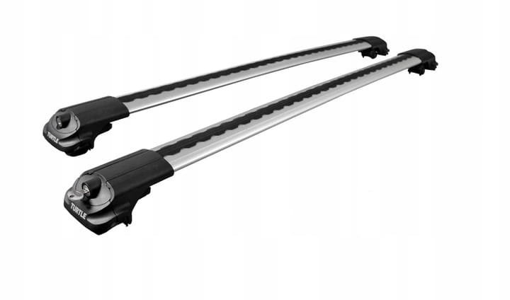 Bagażnik dachowy na relingi zintegrowane Turtle Air-1 106/102 srebrny - Turtle | Motoryzacja EMPIK