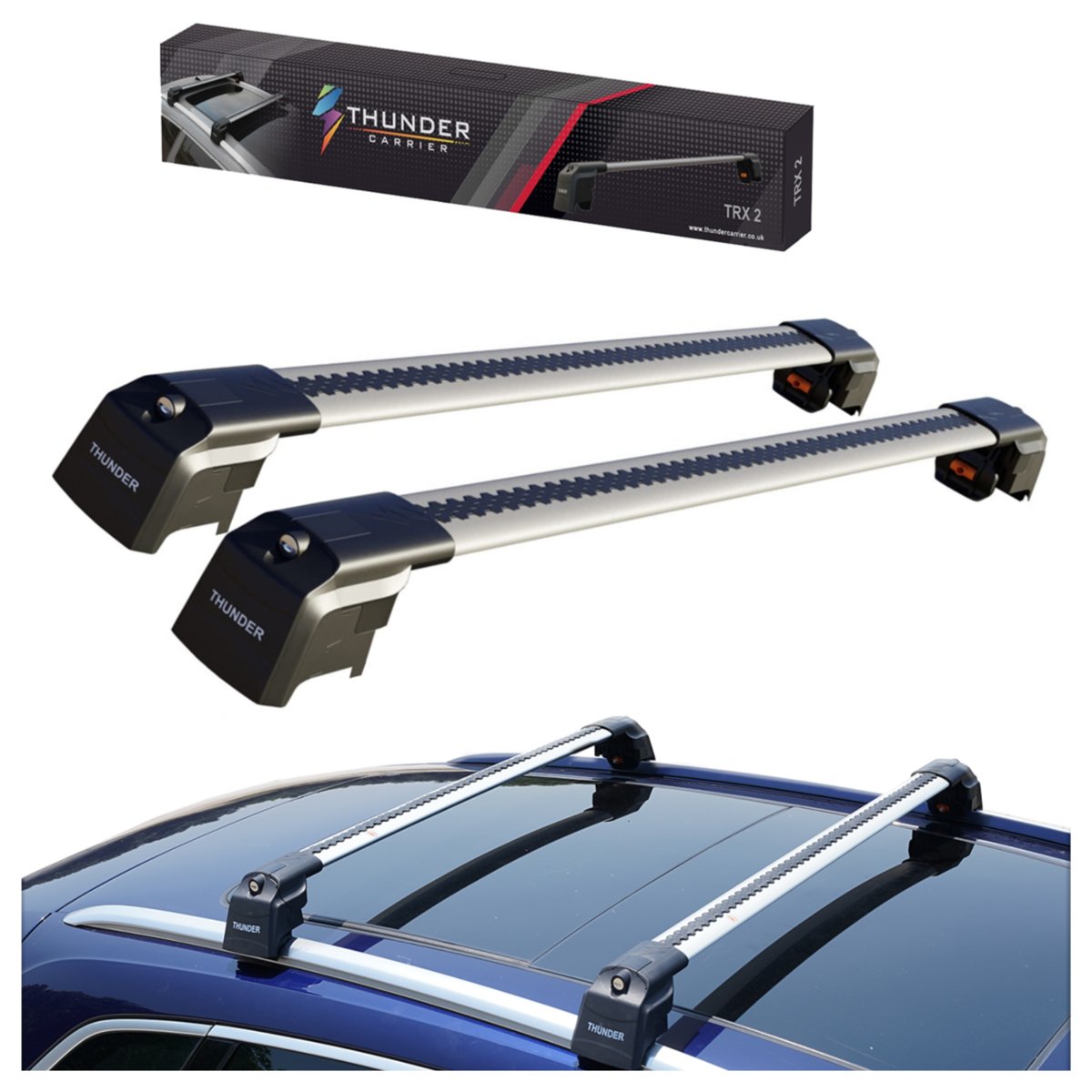 Bagażnik dachowy Thunder AUDI Q5 (FY) 2018- reling zintegrowany - Thunder | Motoryzacja EMPIK