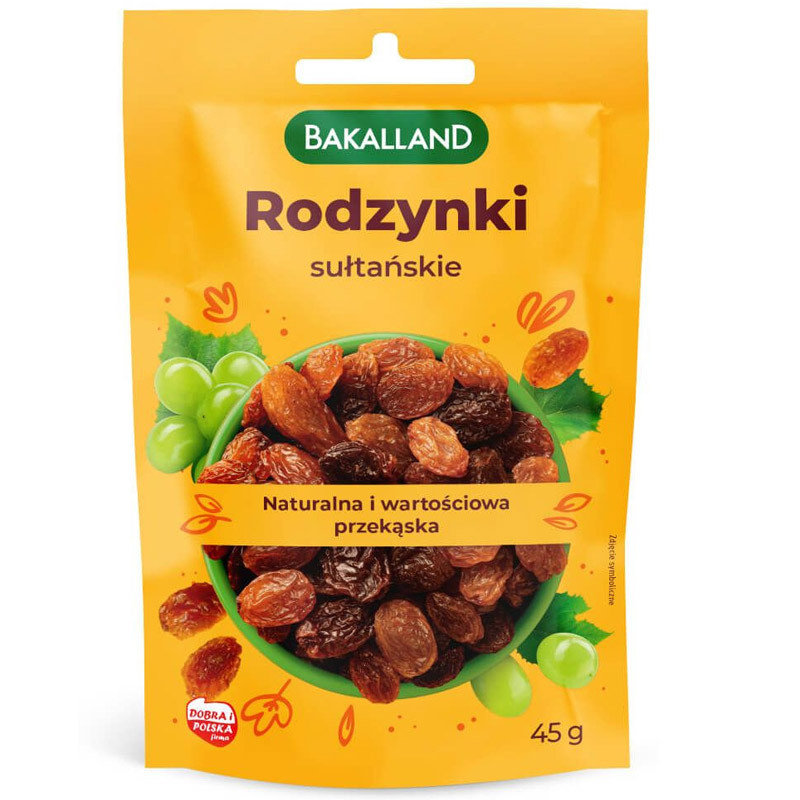 BAKALLAND Rodzynki Sułtańskie 45g - Bakalland | Sklep EMPIK.COM