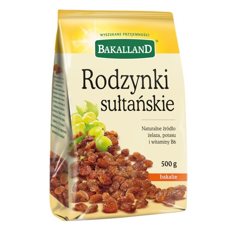 Bakalland, rodzynki sułtańskie, 500 g - Bakalland | Sklep EMPIK.COM