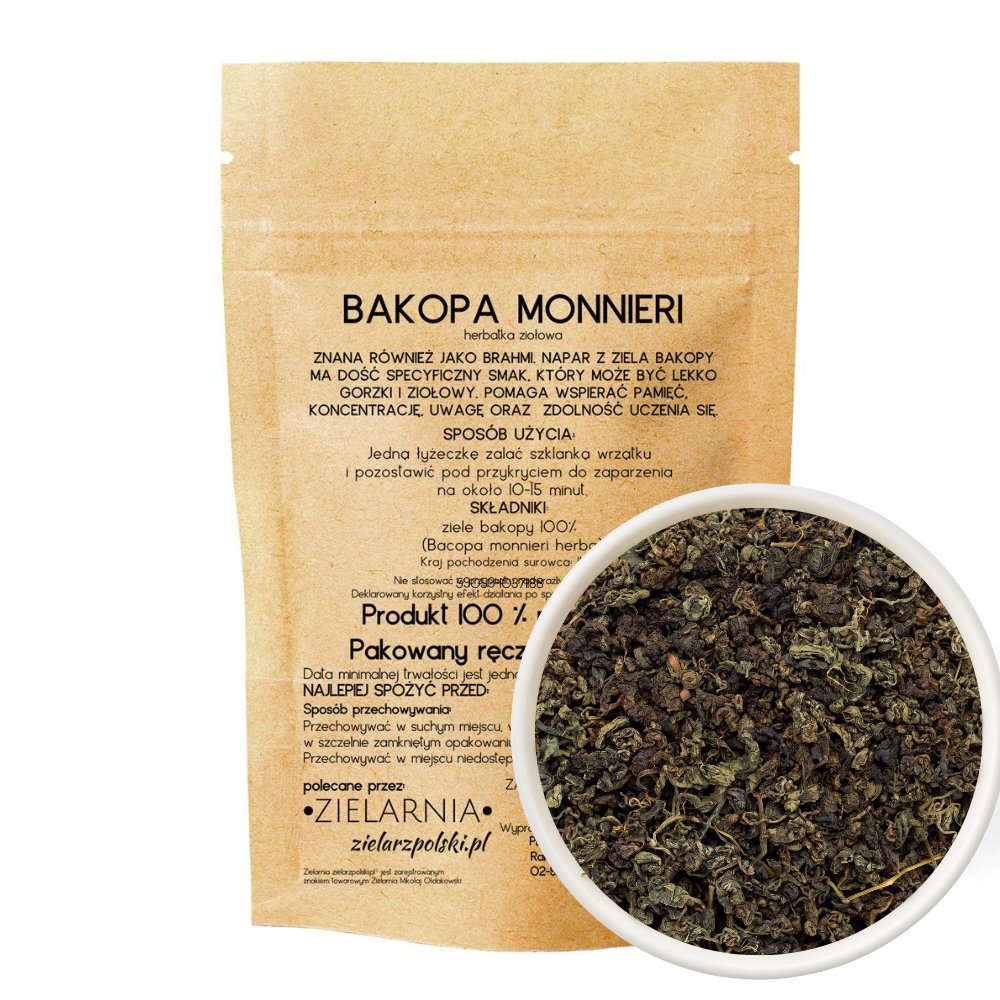 Bakopa monnieri (Brahmi) 50g ZIELARZPOLSKI.PL - Inna marka | Sklep ...