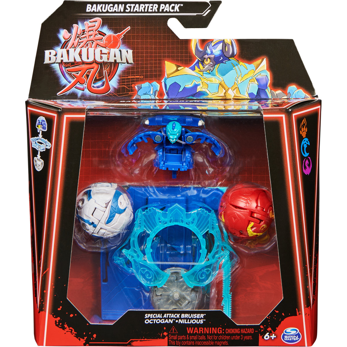 Bakugan 3.0 Starter Pack 3-Pak Special Attack Bruiser + Octogan ...