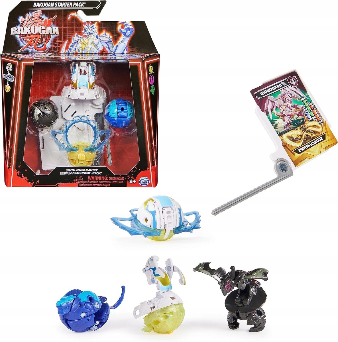 Bakugan Battle-Pack Zestaw Bitewny Bakugany 3-Pak Akcesoria Prezent ...