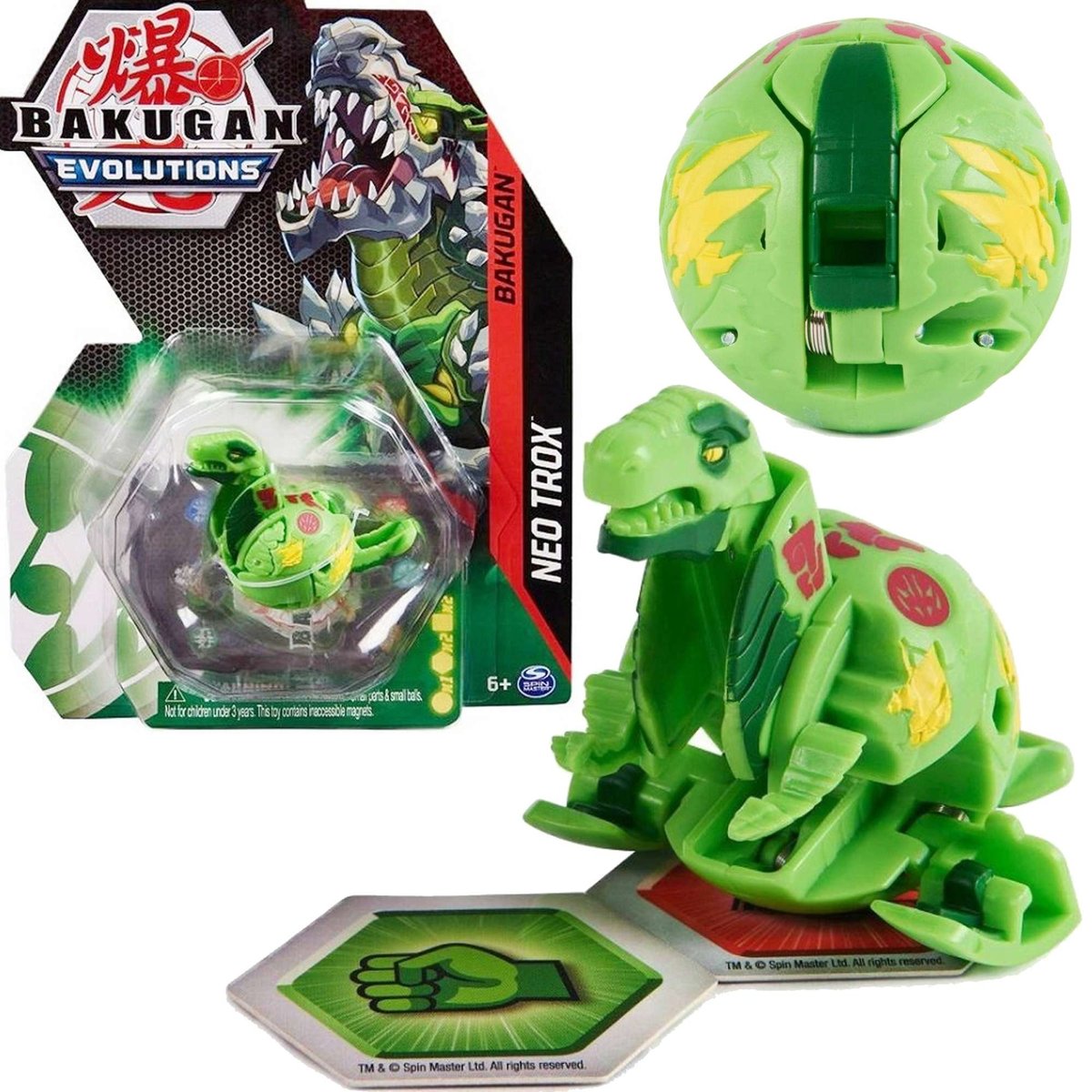Bakugan Evolutions Figurka Bitewna Neo Trox i Karty - Spin Master ...