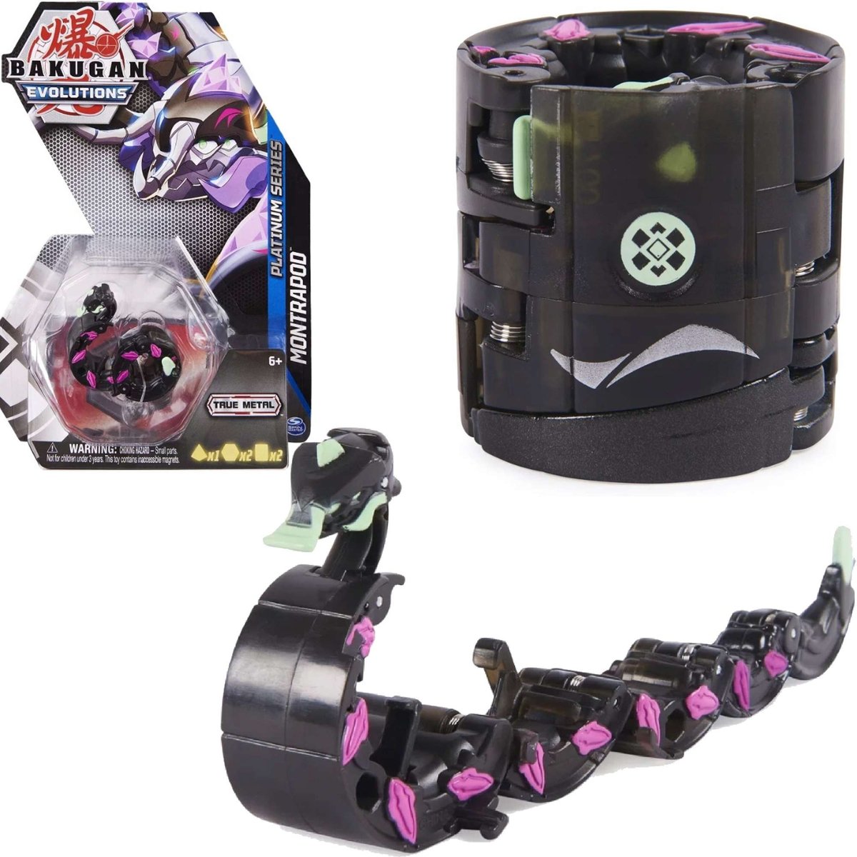 Bakugan Evolutions Figurka Bitewna True Metal Platinum Montrapod i Karty - Spin Master | Sklep ...