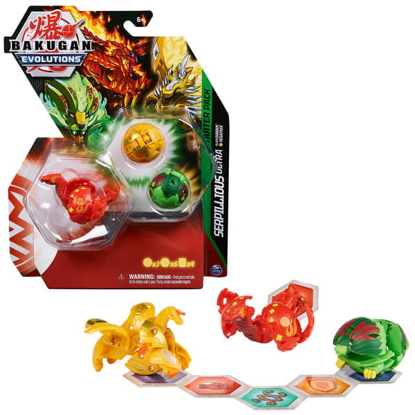 BAKUGAN Evolutions Zestaw Startowy Ultra Serpillious - Bakugan | Sklep ...