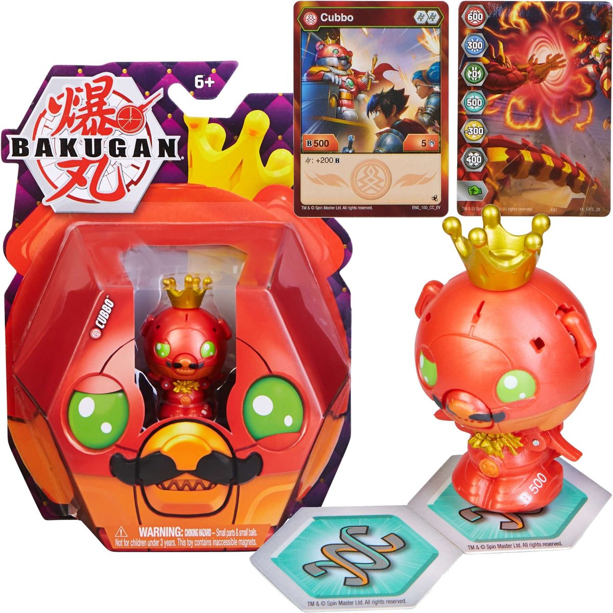 Bakugan figurka Cubbo King + karty - Spin Master | Sklep EMPIK.COM