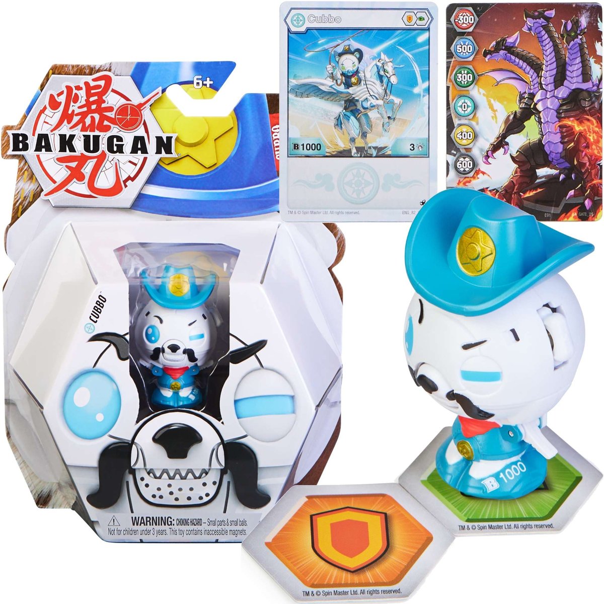 Bakugan figurka Cubbo Sheriff + karty - Spin Master | Sklep EMPIK.COM