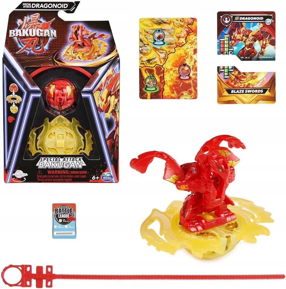 Bakugan Figurka Red Bakugany Special Attack Drago Red Prezent Dla ...