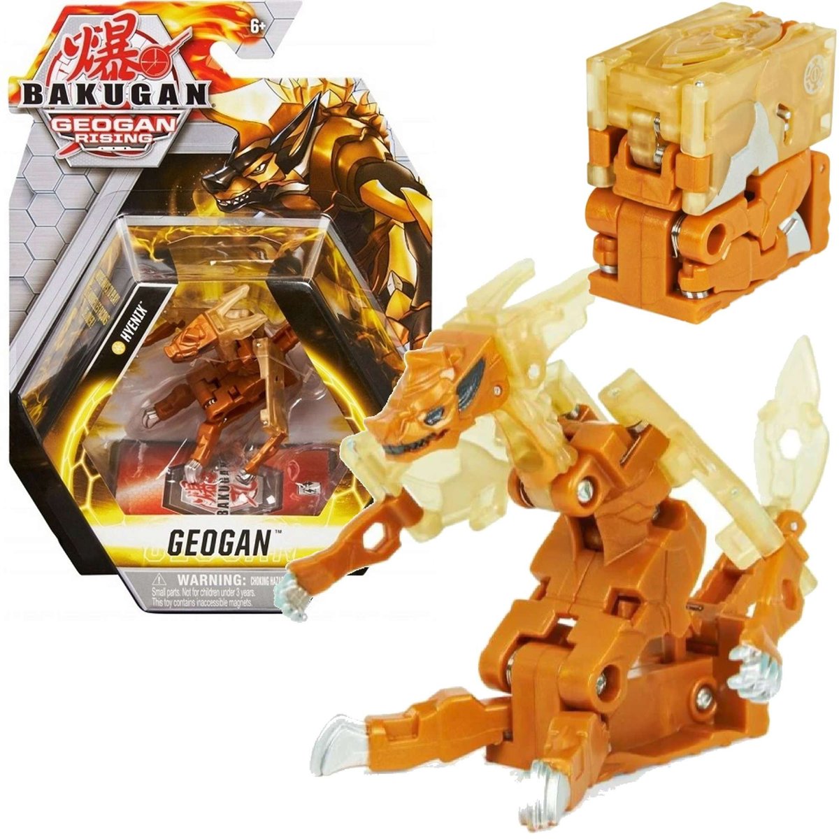Bakugan Geogan Rising Figurka Bitewna Hyenix i Karty - Spin Master ...