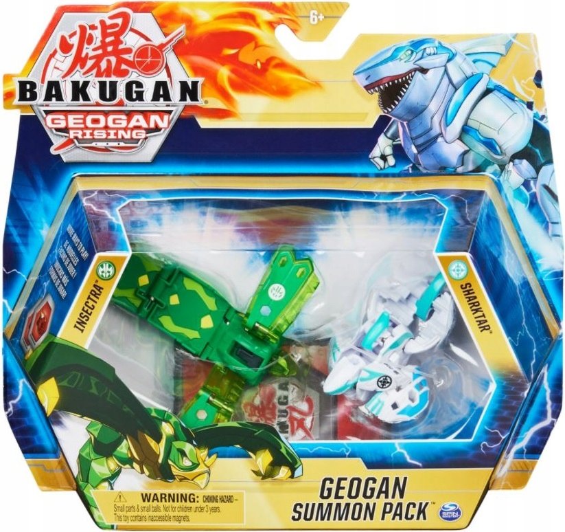 Bakugan Geogan Zestaw Summon Insectra + Sharktar - Spin Master | Sklep ...